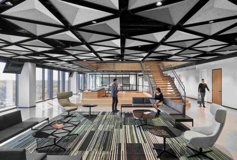 10 Office False Ceiling Design for Modern Workspaces - Trendy Residence