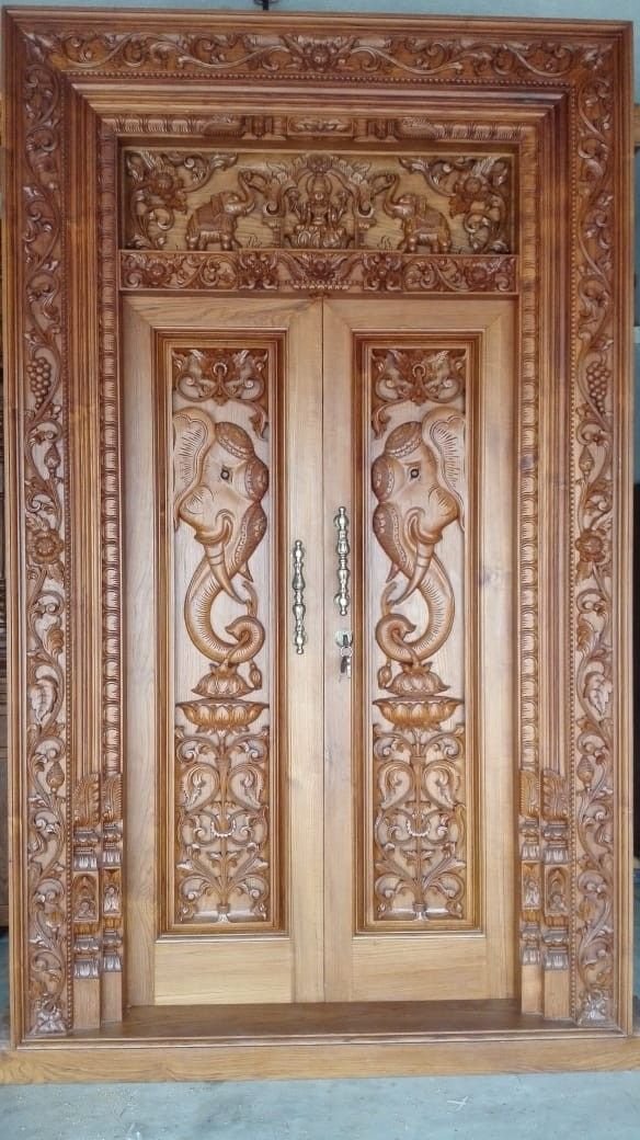 13 Entrance Wooden Door Design Ideas - Trendy Residence