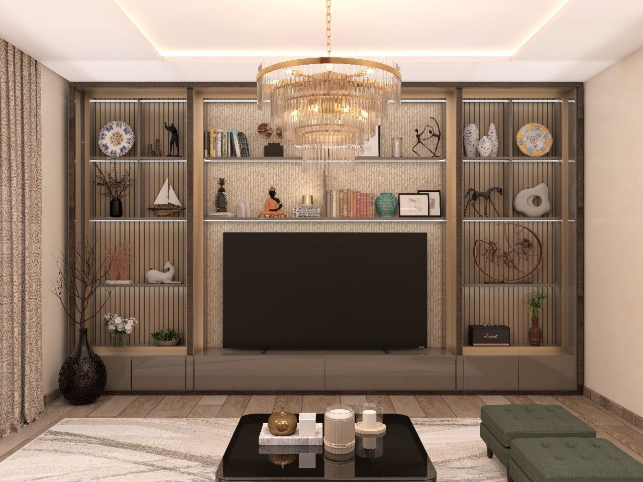 12 Main Hall Modern TV Unit Designs Home - Trendy Residence