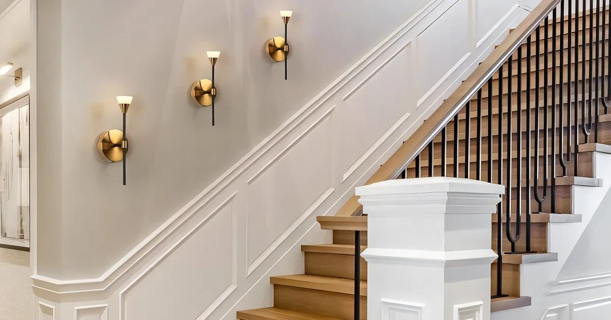 10 Best Staircase Wall Light Designs for Elegant Interiors - Trendy ...